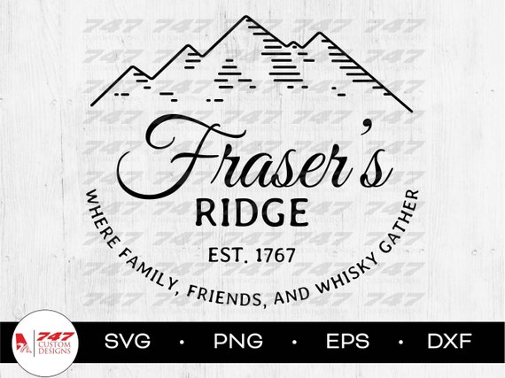Outlander Svg Fraser's Ridge Svg & Png Outlander Gifts - Etsy