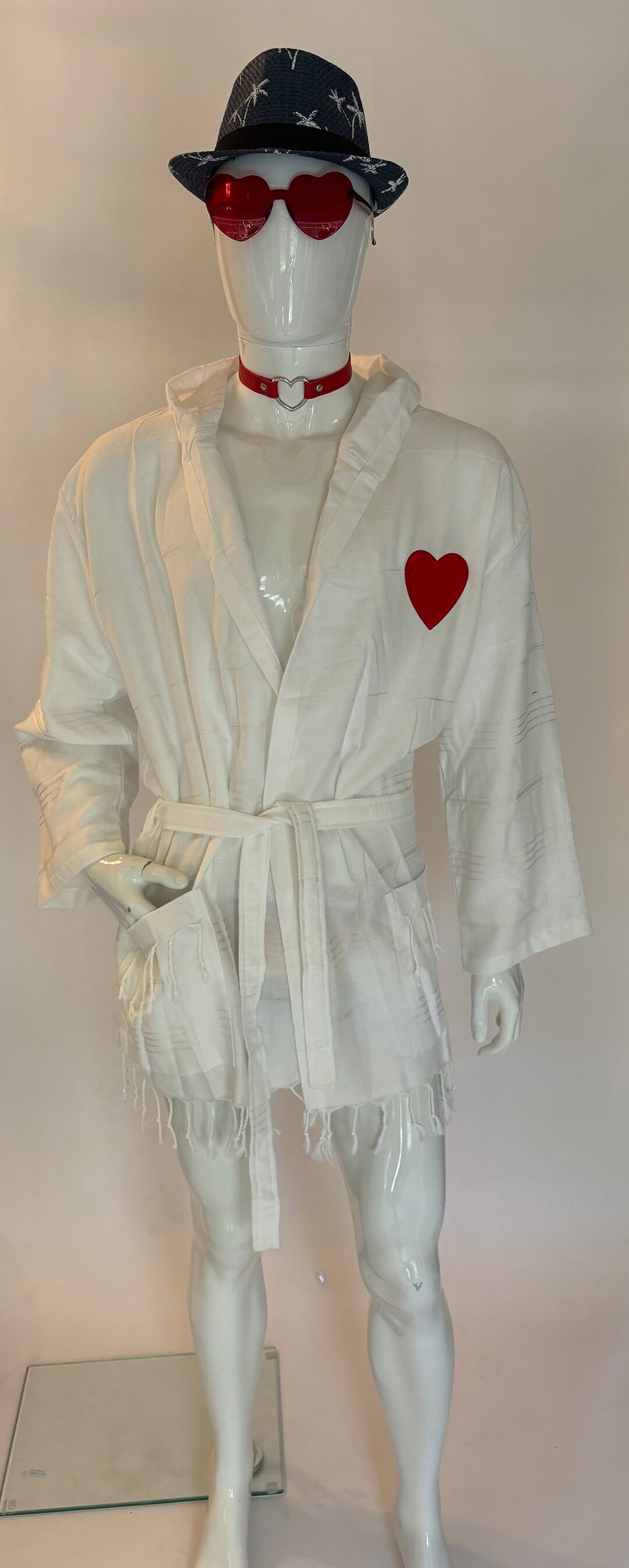 Valentine's Red Heart Robe - Etsy