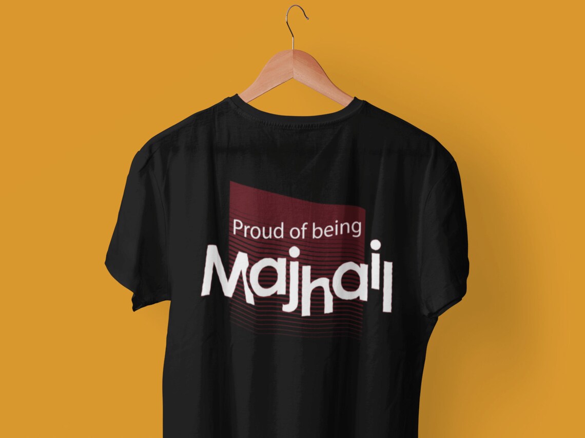 Proud to Being Majhail Punjabi Tshirt Teeshirt Gift for | Etsy