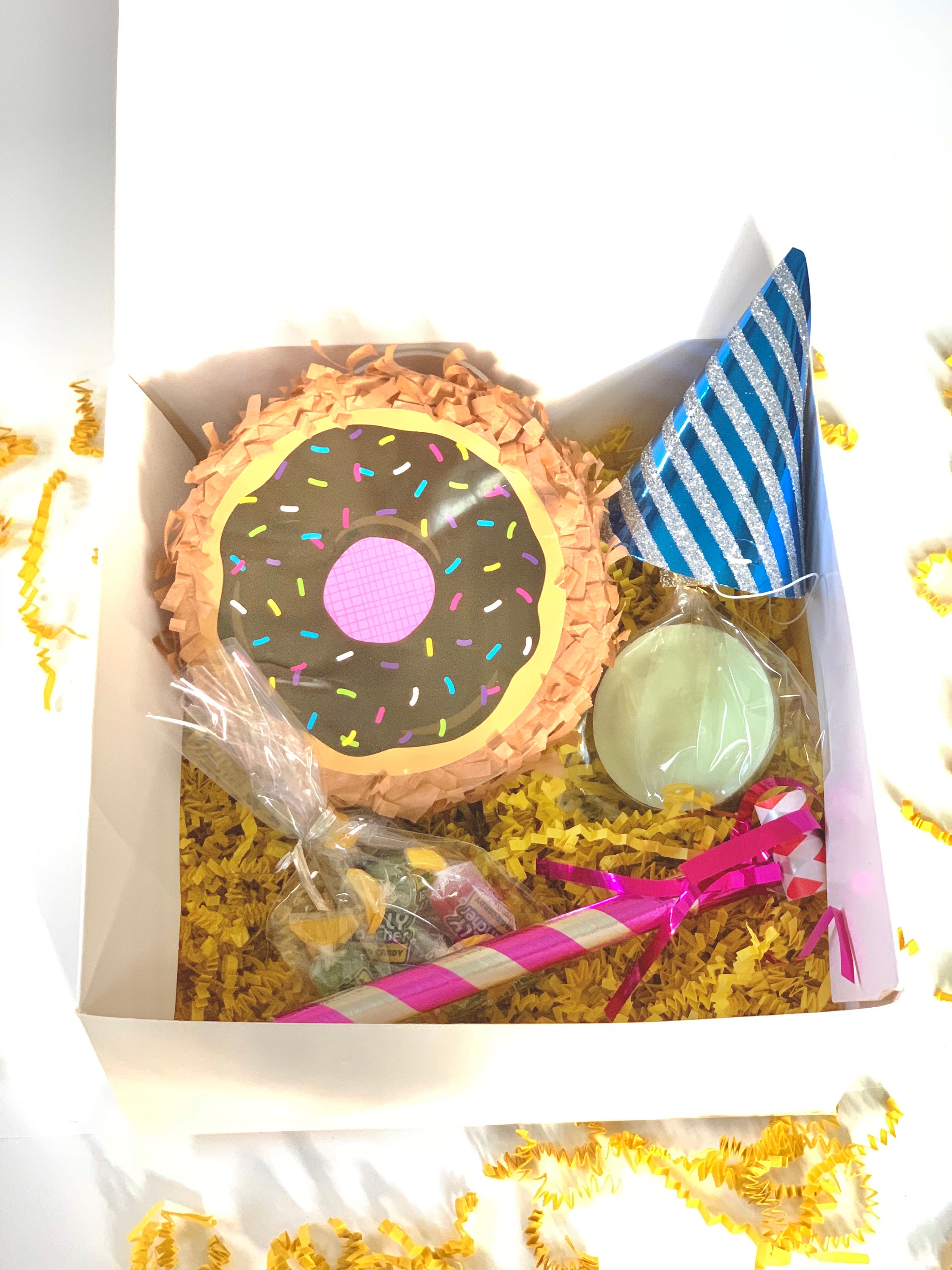 Donut Party in a box Friend Gift Box Birthday Gift for | Etsy