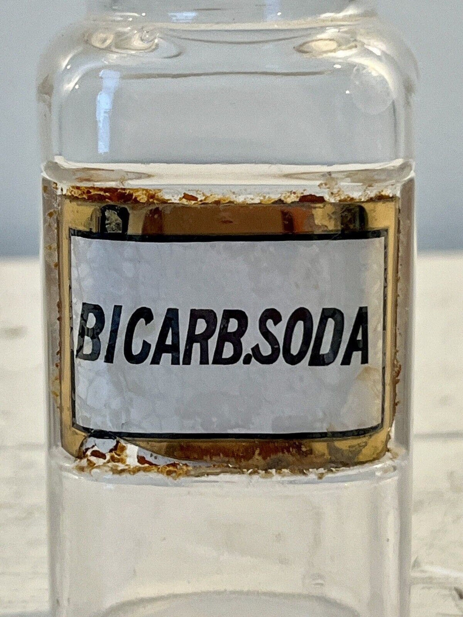Antique BICARB SODA Apothecary Glass Jar Bottle 5.5 H - Etsy