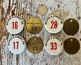 Brass Miner Tag - Etsy