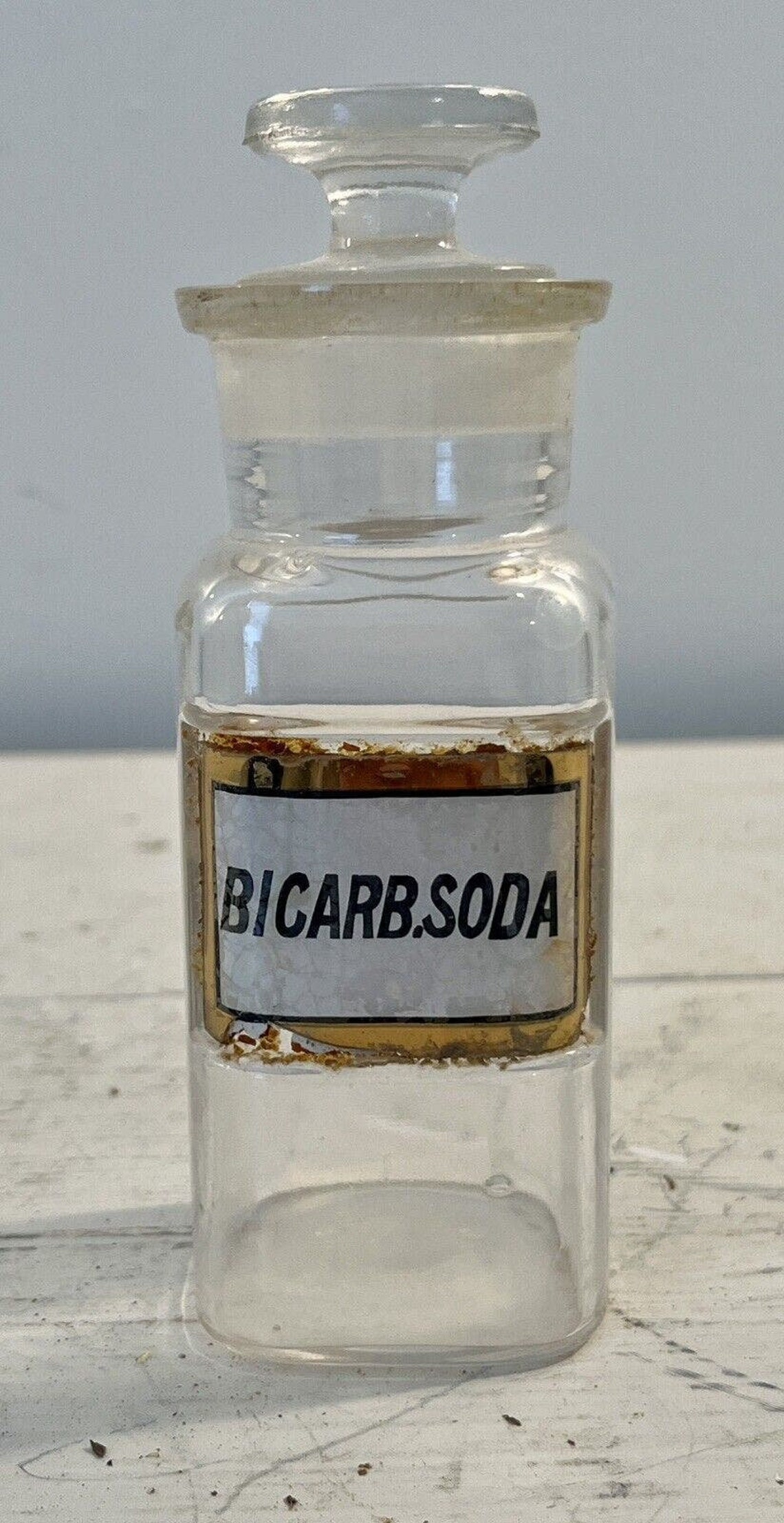 Antique BICARB SODA Apothecary Glass Jar Bottle 5.5 H - Etsy