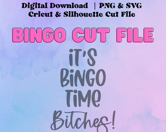 Bingo Svg Cut File Cricut Commercial Use - Etsy