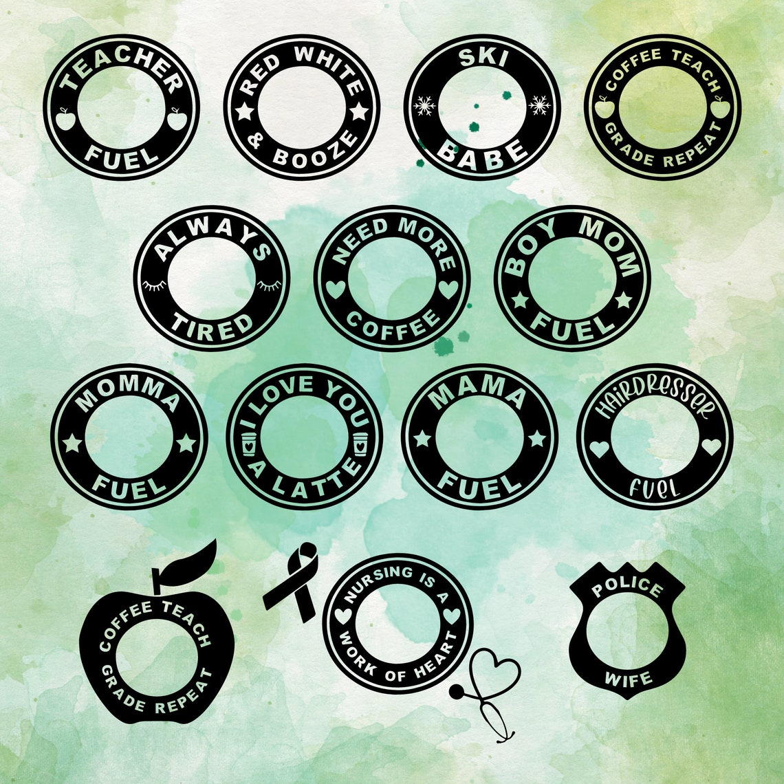 Logo Circle SVG PNG Cricut Cut File Circle Decal Digital - Etsy