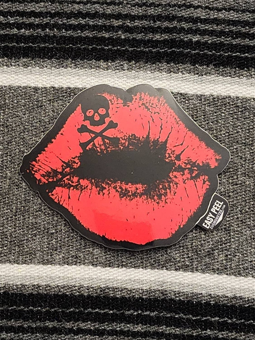 Kiss of Death Vinyl Sticker - Etsy
