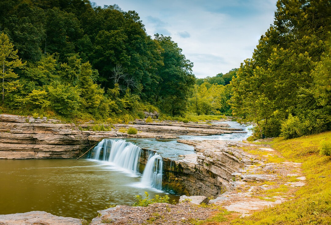Cataract Falls Landscape Photography Print | Waterfall Wall Art ...