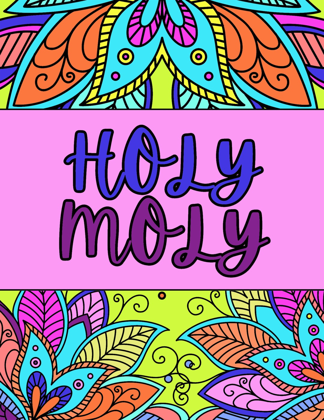 Holy Moly 40 Christian Curse Word Coloring Sheets for Adults - Etsy