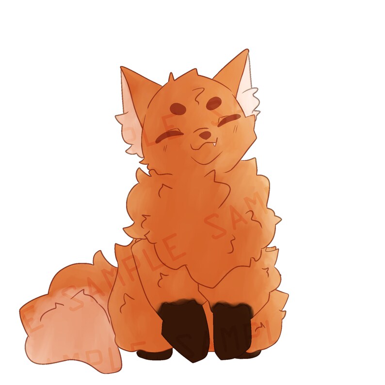 Fox Pngtuber / TTS Pet for Twitch Youtube Streamers - Etsy