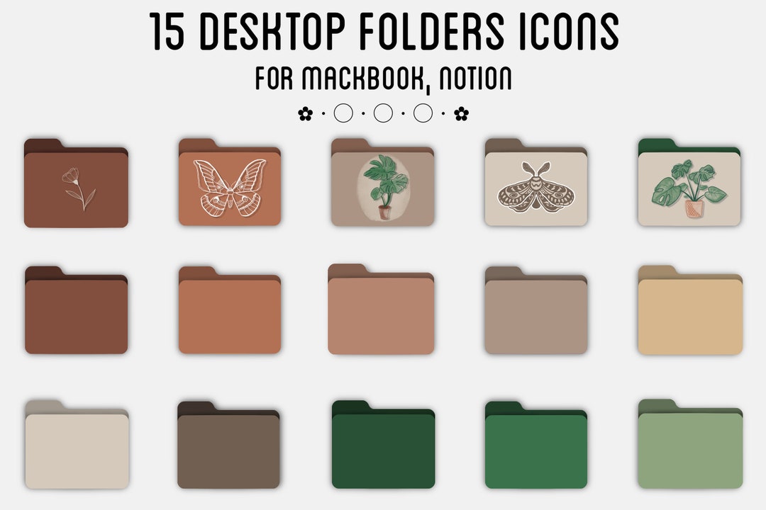 15 Neutral Desktop Icons, on Macos, Notion, Windows INSTANT DOWLOAD DIGITAL - Etsy Ireland