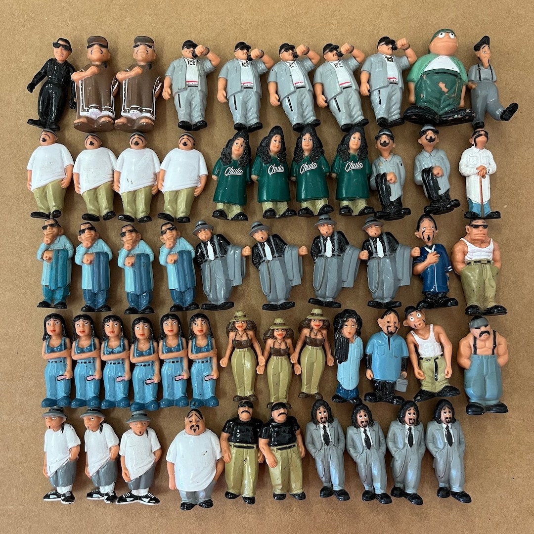 Vintage (late 90s) Homies 2" Figures by David Gonzales – Lot of 54 – Series 1 & 2, Multiple ...