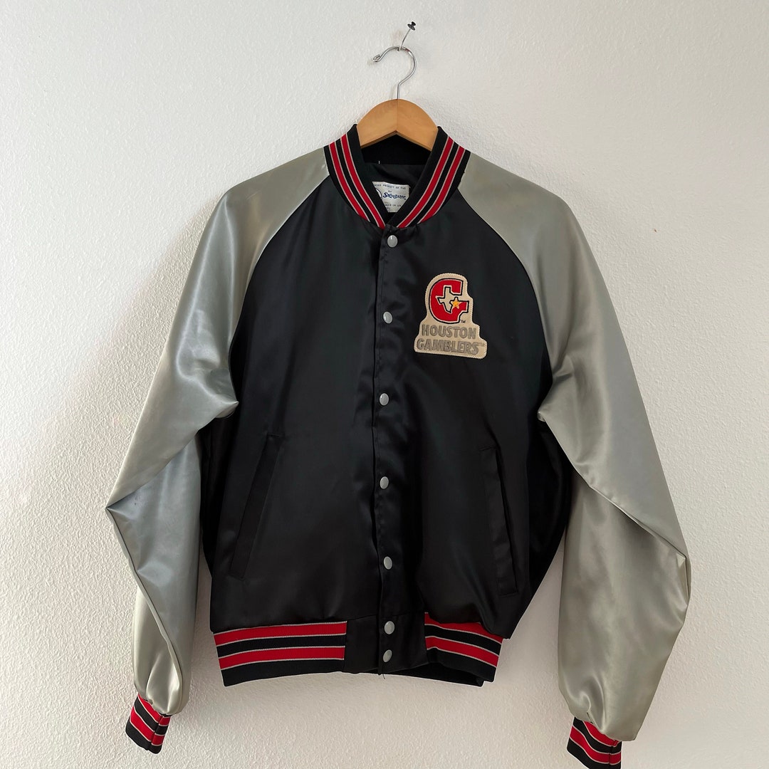 Vintage 1982 Houston Gamblers USFL by Swingster Bomber Jacket (size ...