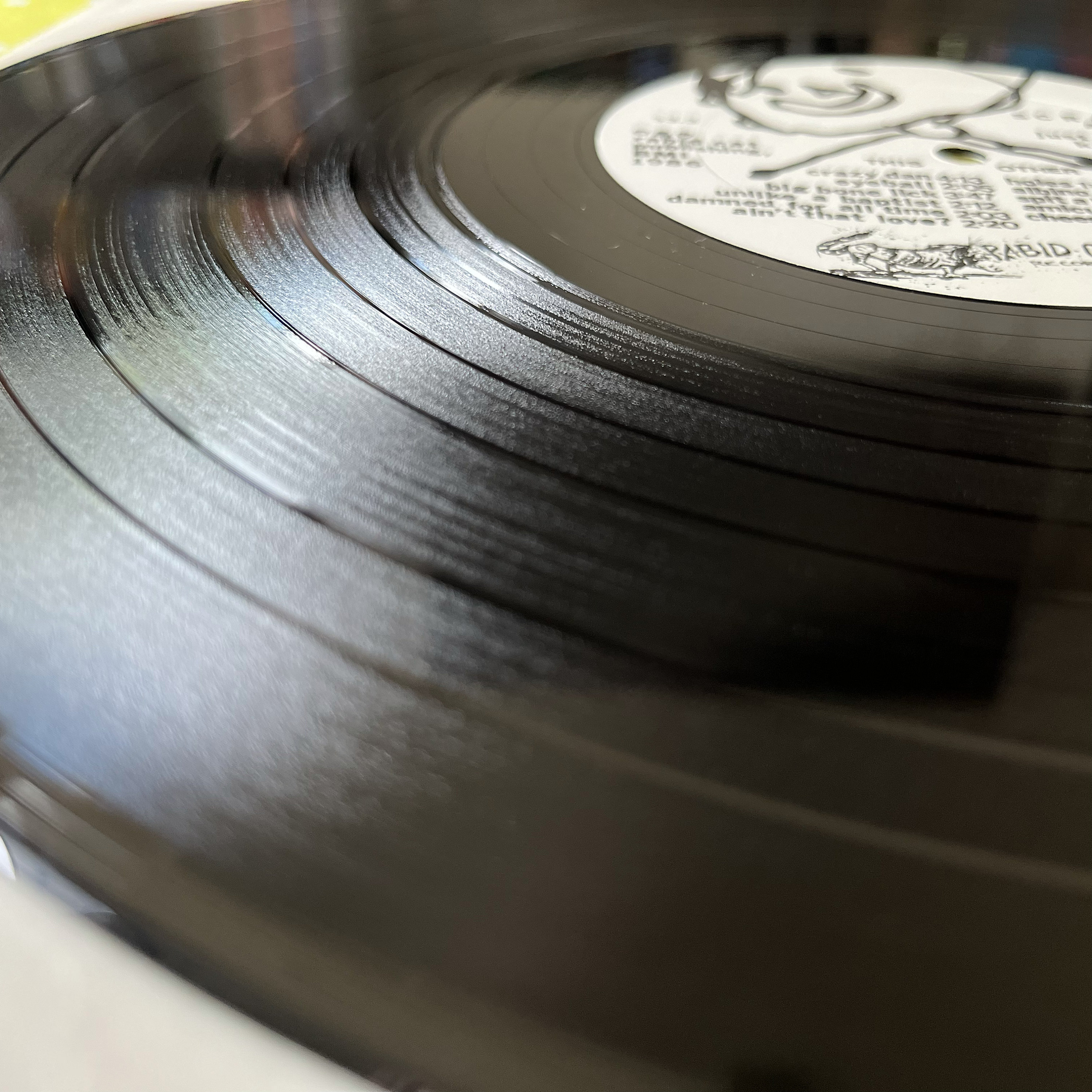 Scratch Acid Just Keep Eating 1986, Rabid Cat Records RAB/SA/007 ...