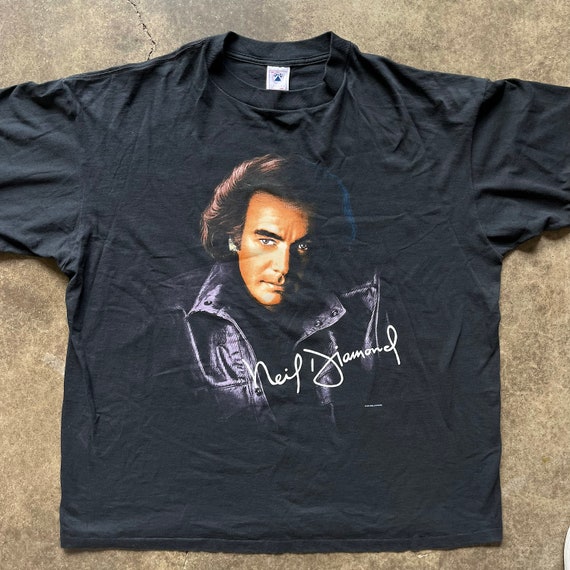 Vintage 1993 Neil Diamond Tour T-Shirt (Size 2xl) - Gem