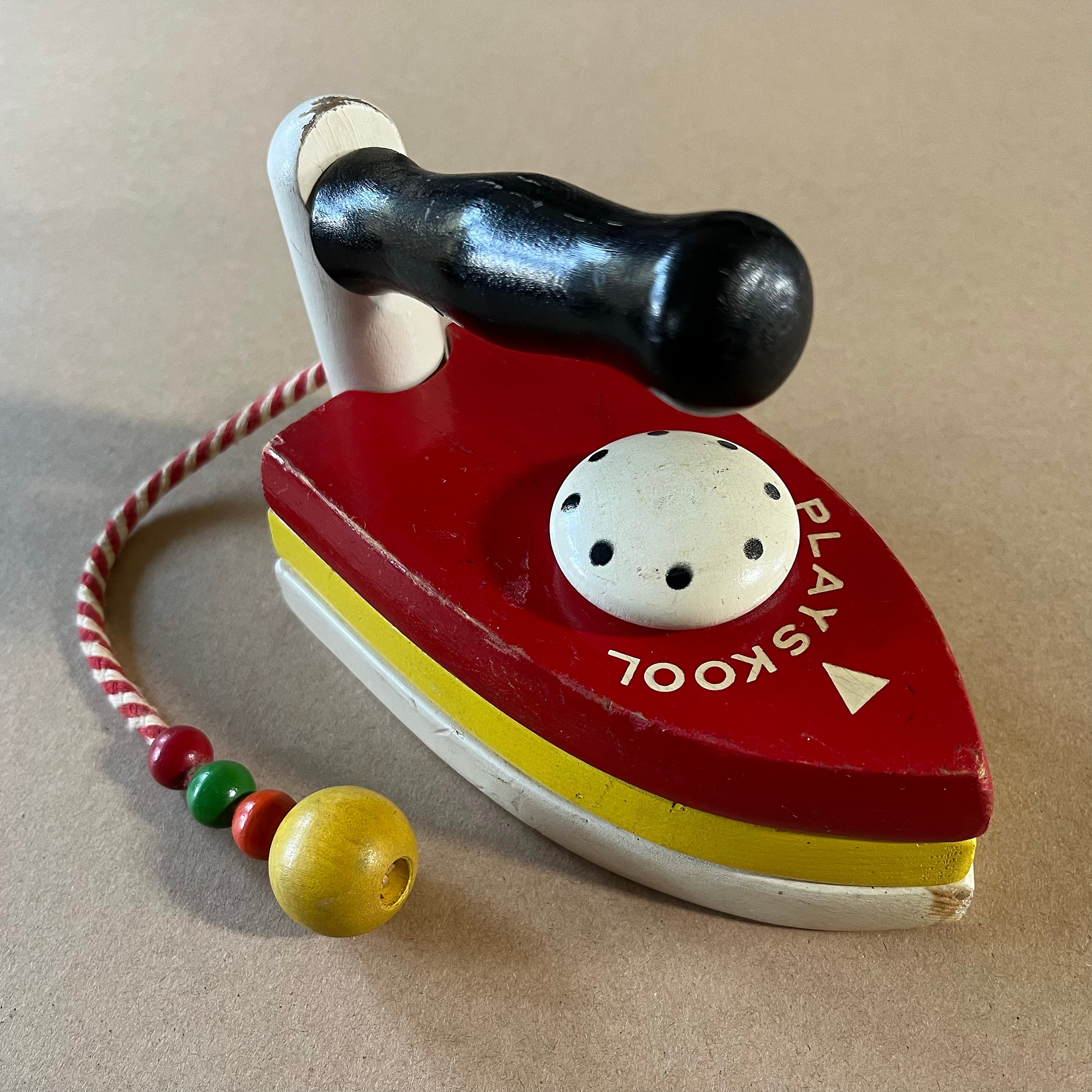 Vintage Playskool Wooden Take-apart Iron/puzzle Mid-century - Etsy