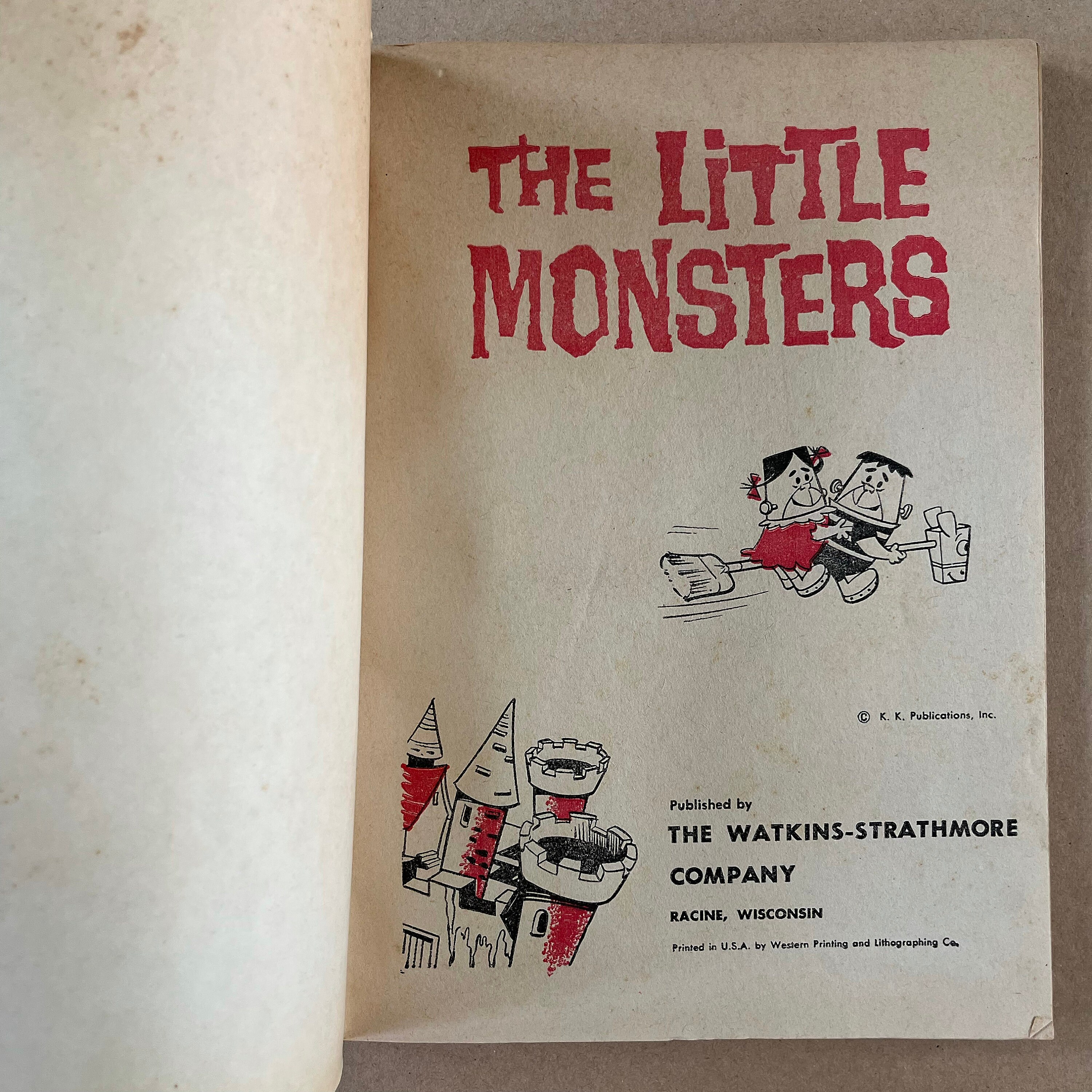 1960's the Little Monsters Coloring Book 1878-5 Watkins - Etsy