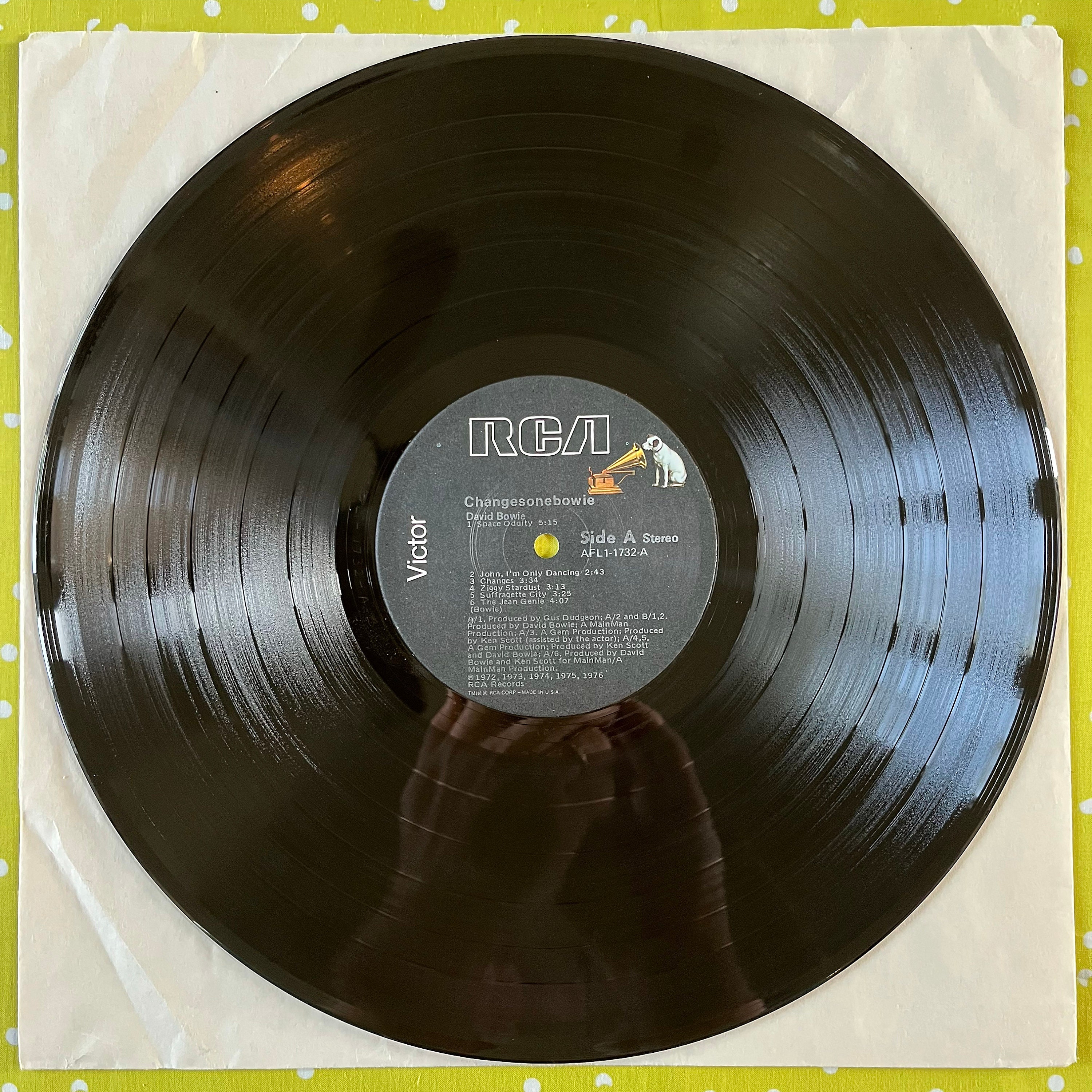 David Bowie – Changesonebowie (1976, RCA Victor – AFL1-1732 ...