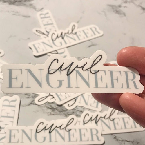 Civil Engineer Sticker STEM Sticker Engineering Sticker | Etsy