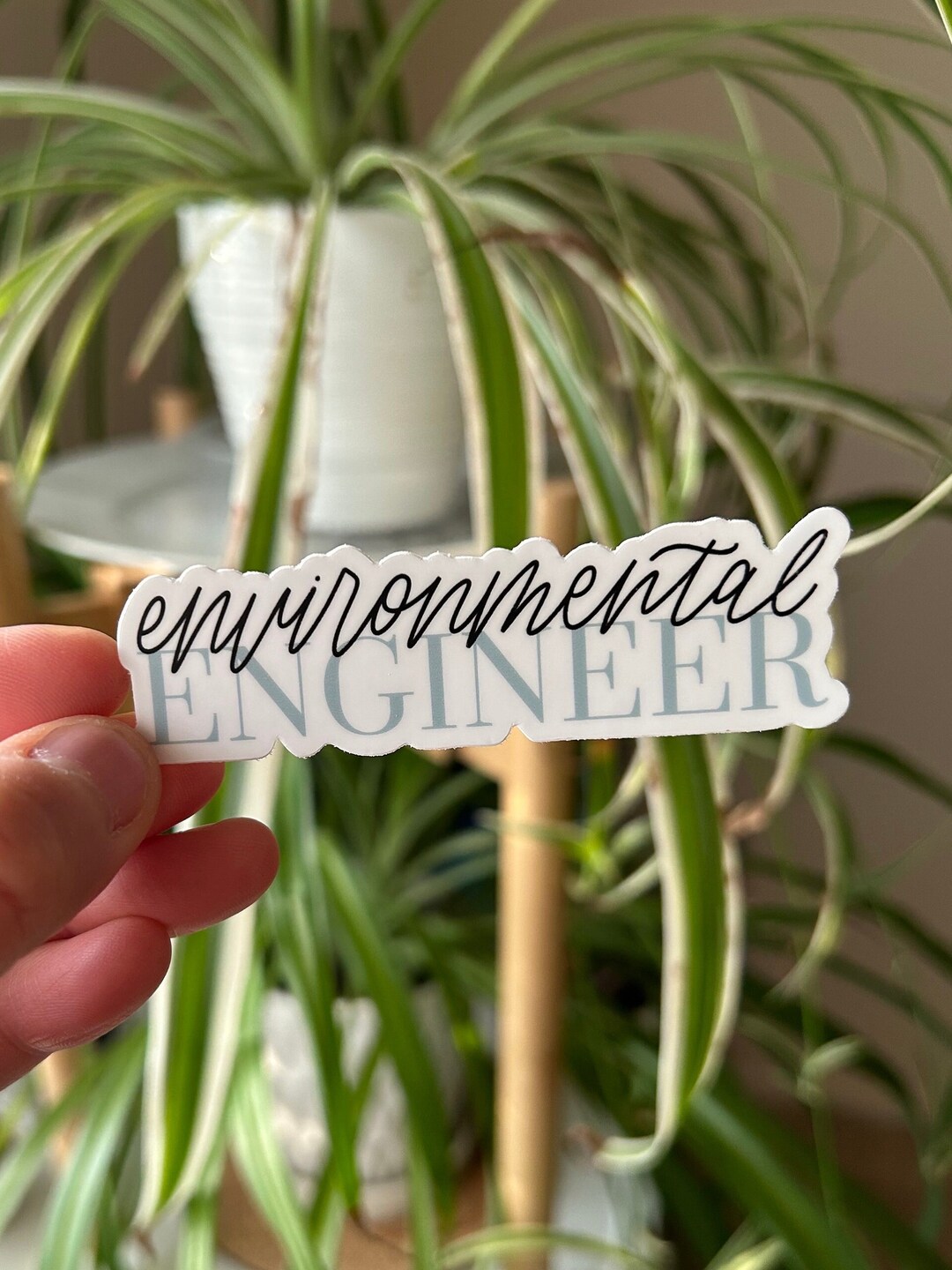 Environmental Engineer Sticker, STEM Sticker, Environmental Engineering ...