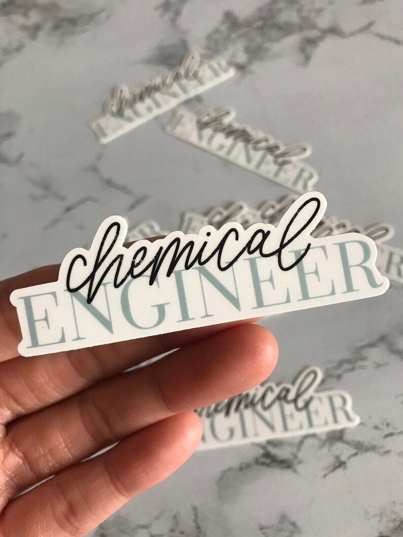 Chemical Engineer Sticker, STEM Sticker, Chemical Engineering ...