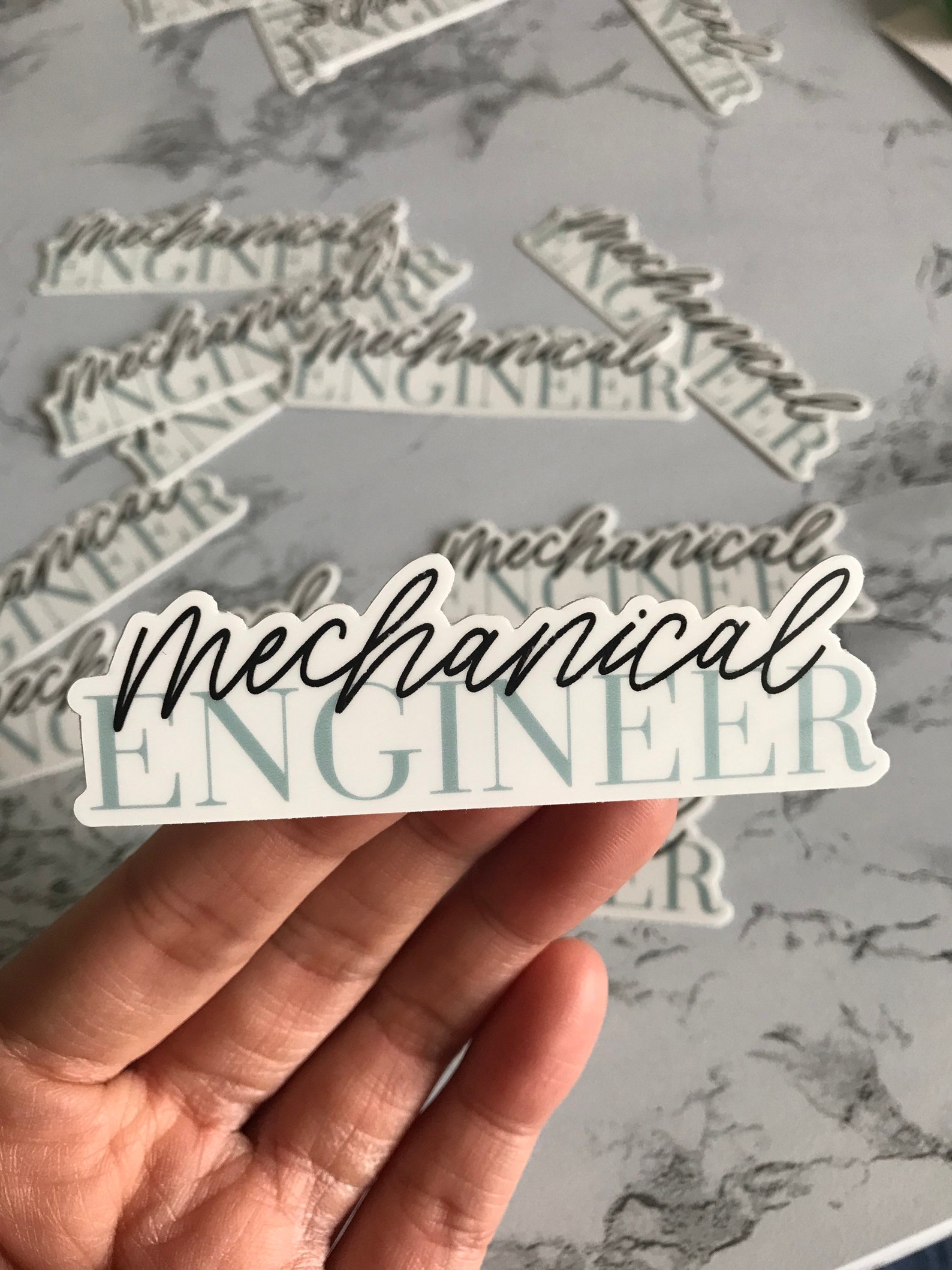 Mechanical Engineer Sticker, STEM Sticker, Mechanical Engineering ...