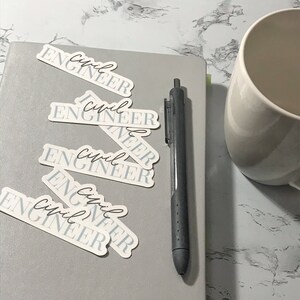 Civil Engineer Sticker, STEM Sticker, Engineering Sticker, Engineering ...