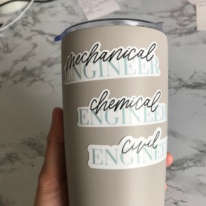 Chemical Engineer Sticker, STEM Sticker, Chemical Engineering ...