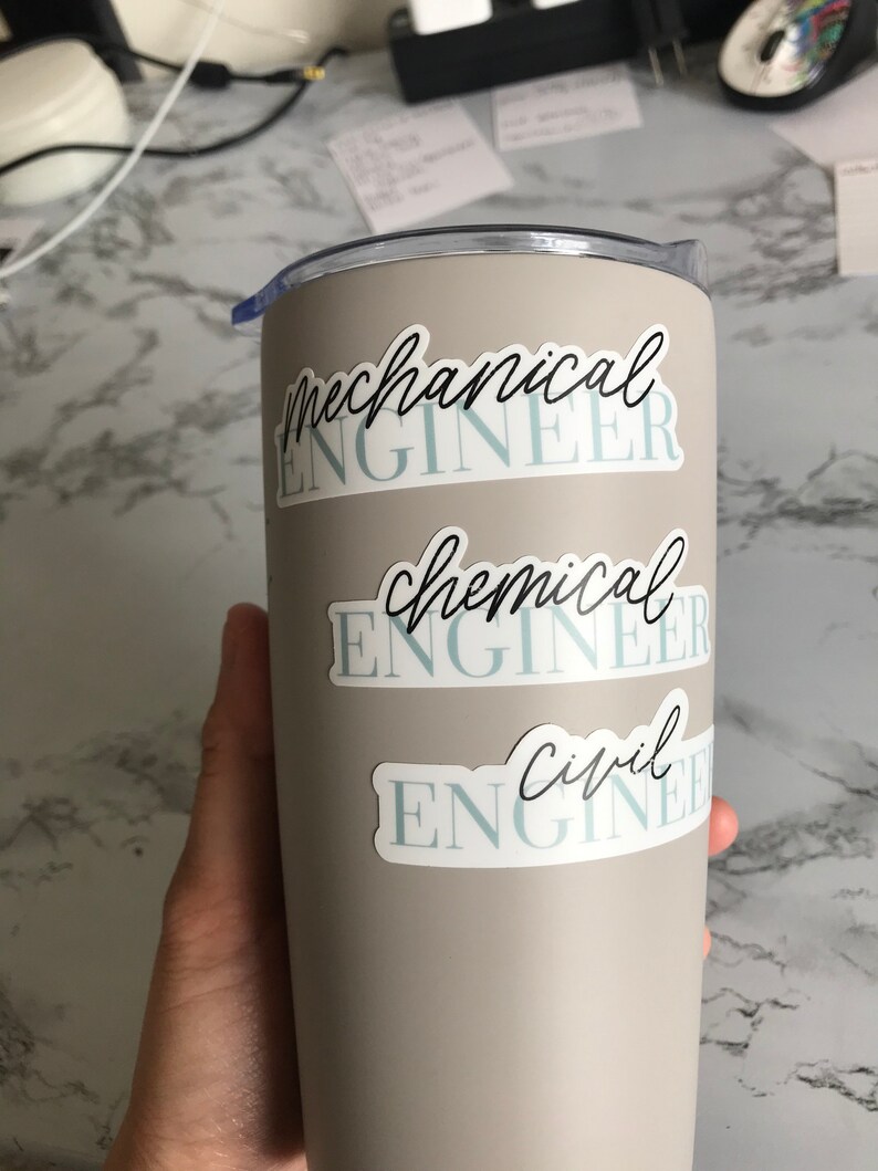 Chemical Engineer Sticker, STEM Sticker, Chemical Engineering ...