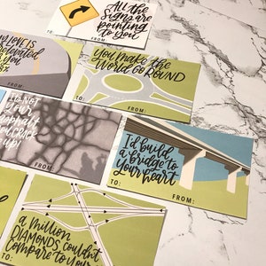 Civil Engineer Valentines, Printable Valentines, Road Design Valentines ...