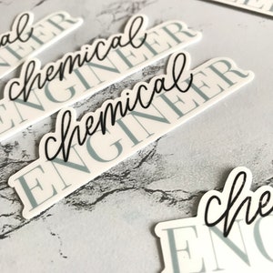 Chemical Engineer Sticker, STEM Sticker, Chemical Engineering ...