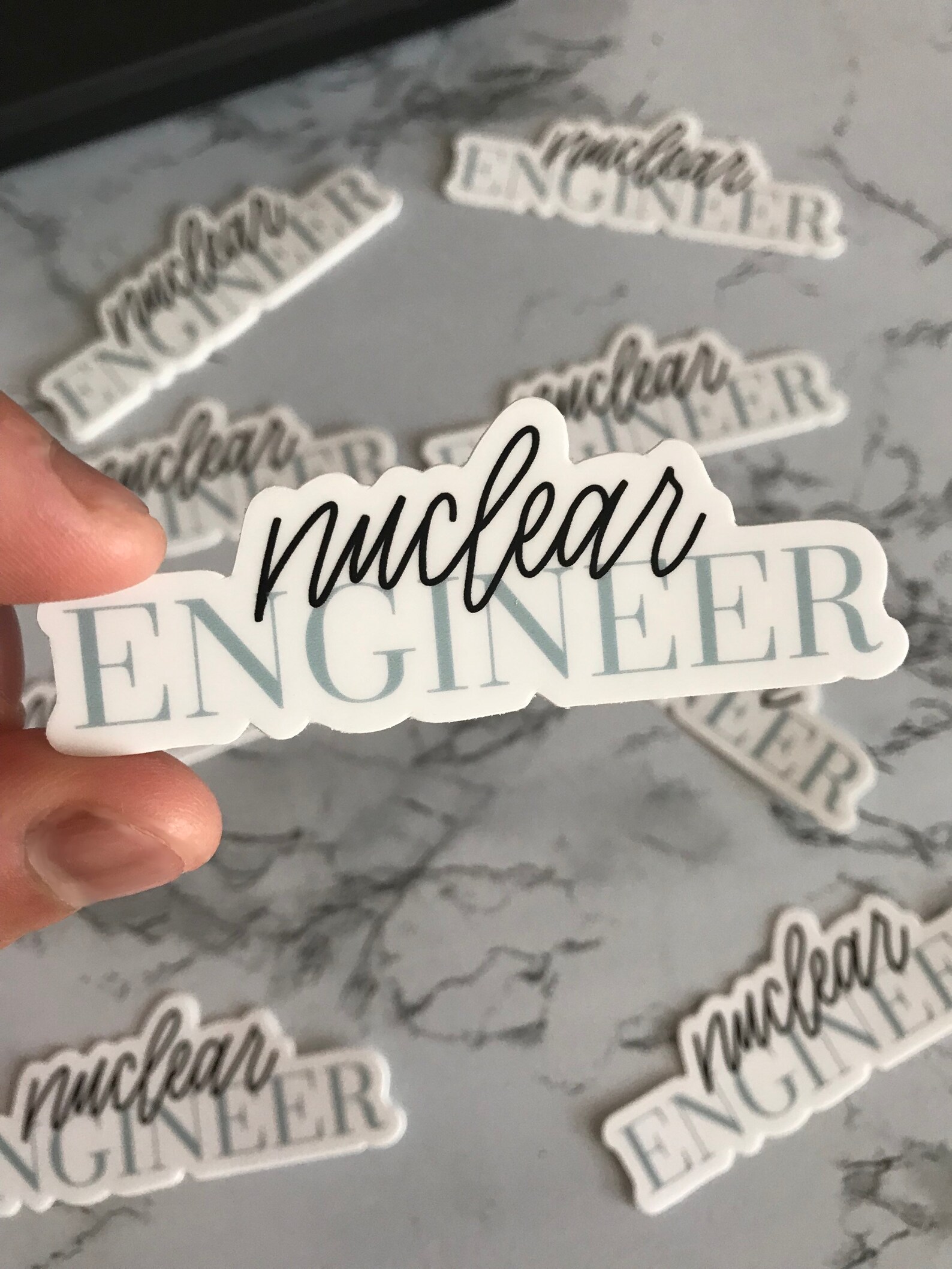 Nuclear Engineer Sticker, STEM Sticker, Nuclear Engineering ...