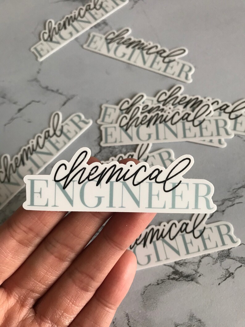 Chemical Engineer Sticker, STEM Sticker, Chemical Engineering ...