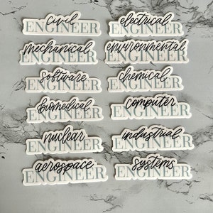 Chemical Engineer Sticker, STEM Sticker, Chemical Engineering ...