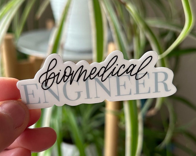 Biomedical Engineer Sticker, STEM Sticker, Biomedical Engineering, Bio ...