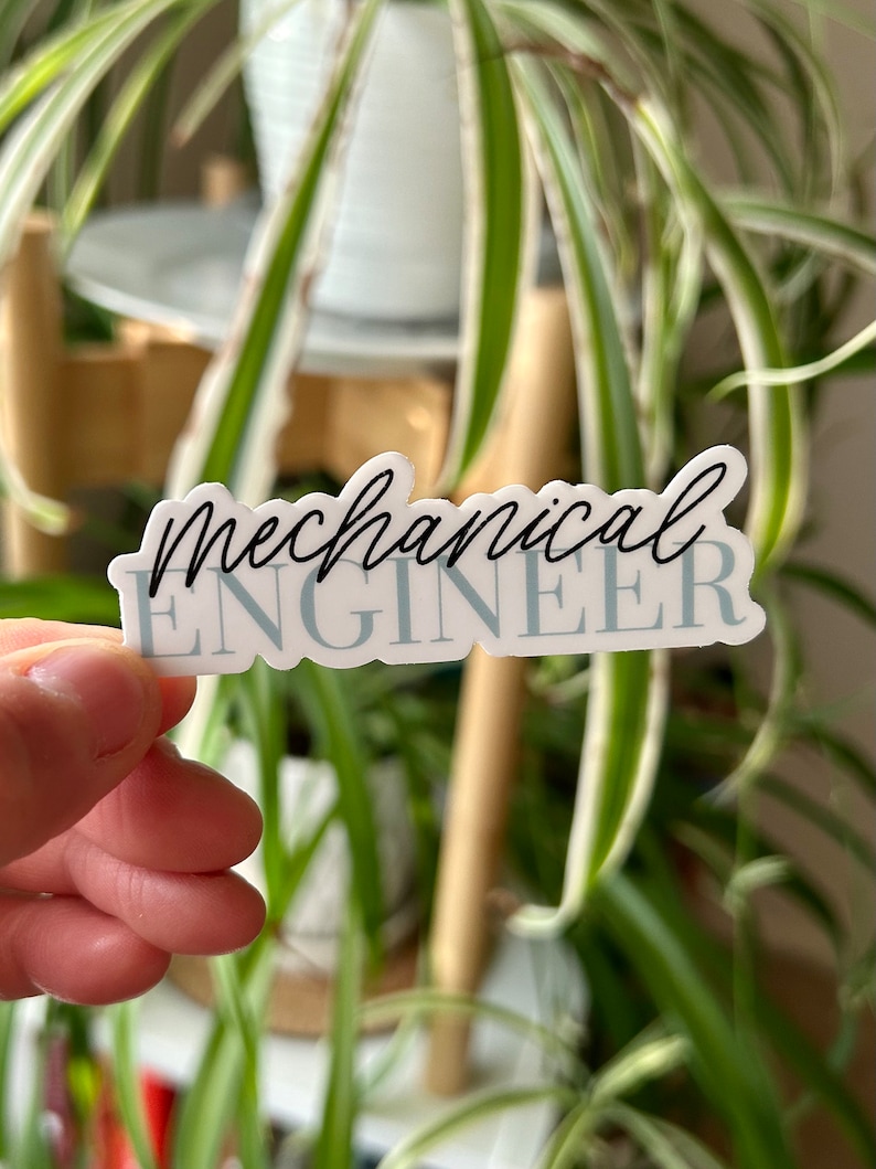 Mechanical Engineer Sticker, STEM Sticker, Mechanical Engineering ...