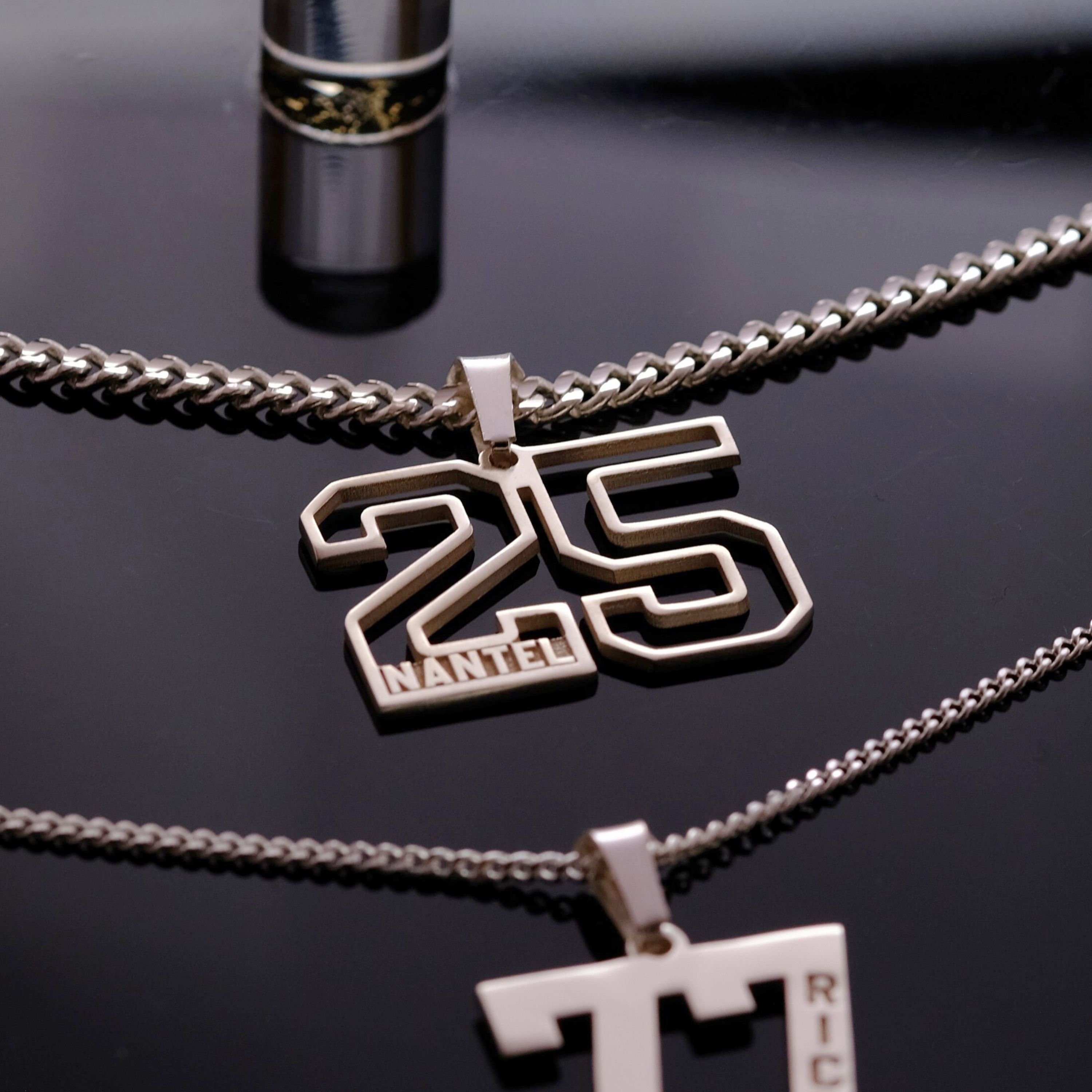 Silver Sport Number Necklace, Sport Lover Gifts for Men, Best Gift for ...