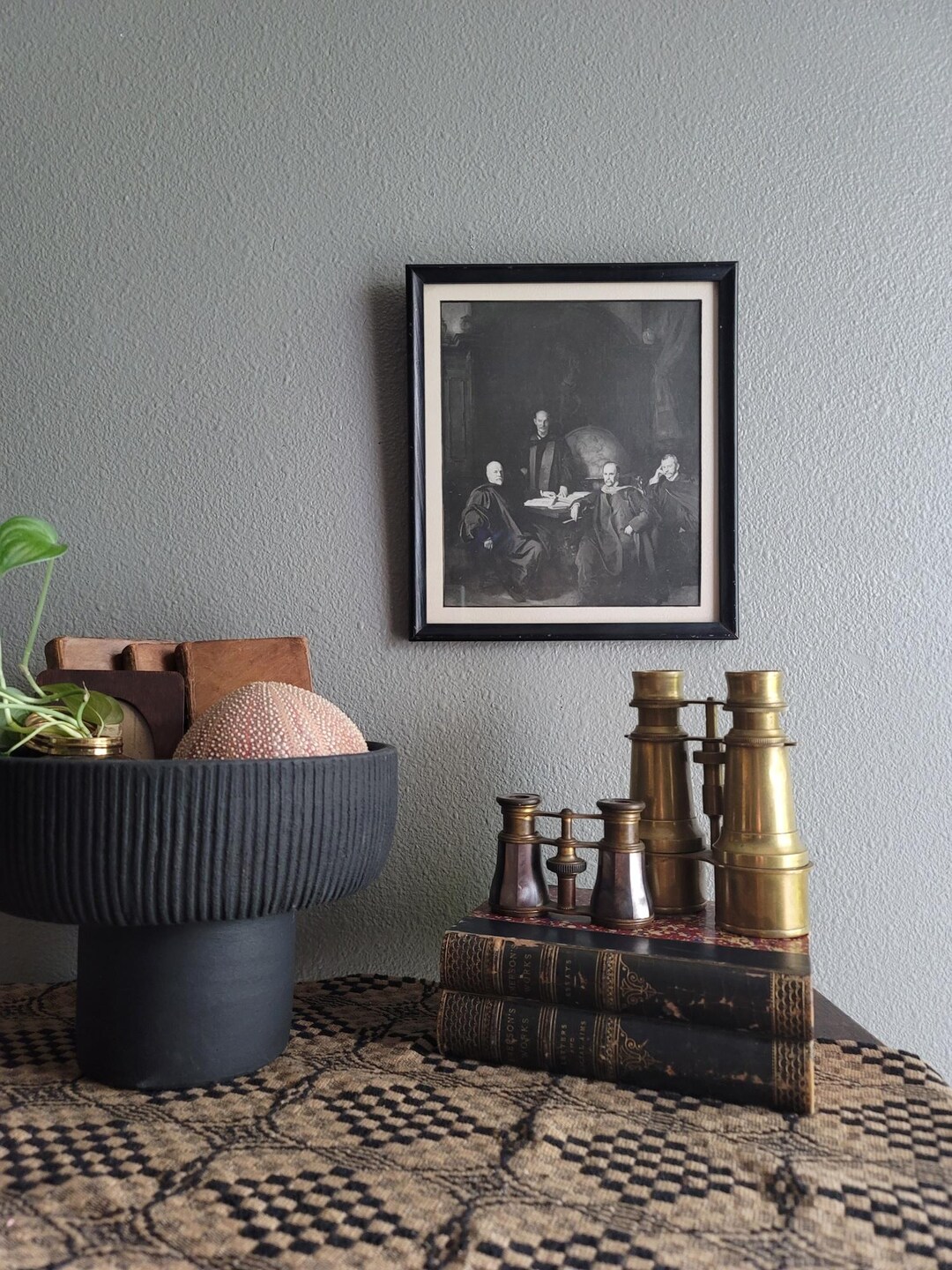Vintage Framed Portrait Print: Johns Hopkins "big Four" Doctors - Etsy