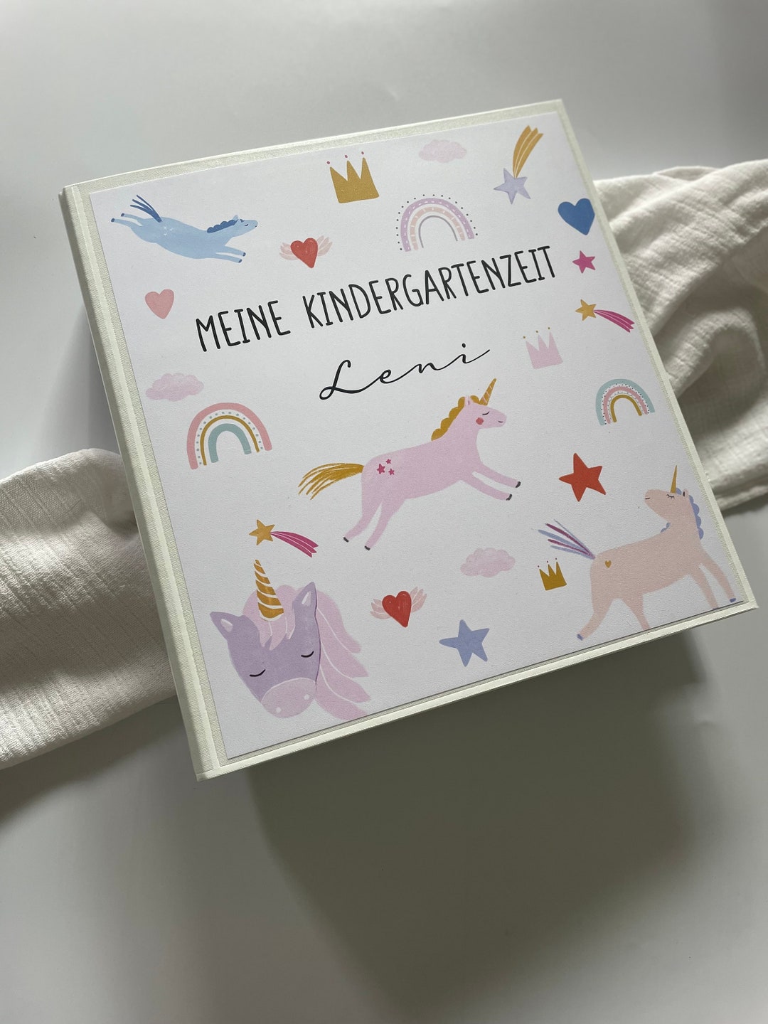 Personalized Kindergarten Folder Unicorn - Etsy
