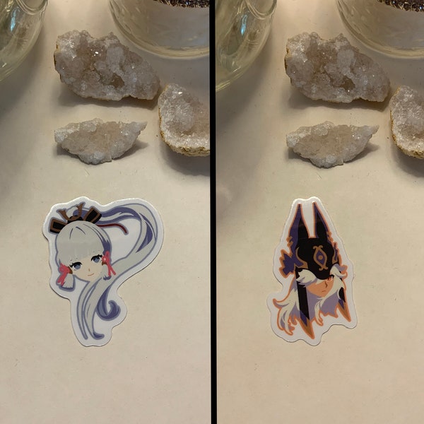 Genshin Character Stickers - Etsy