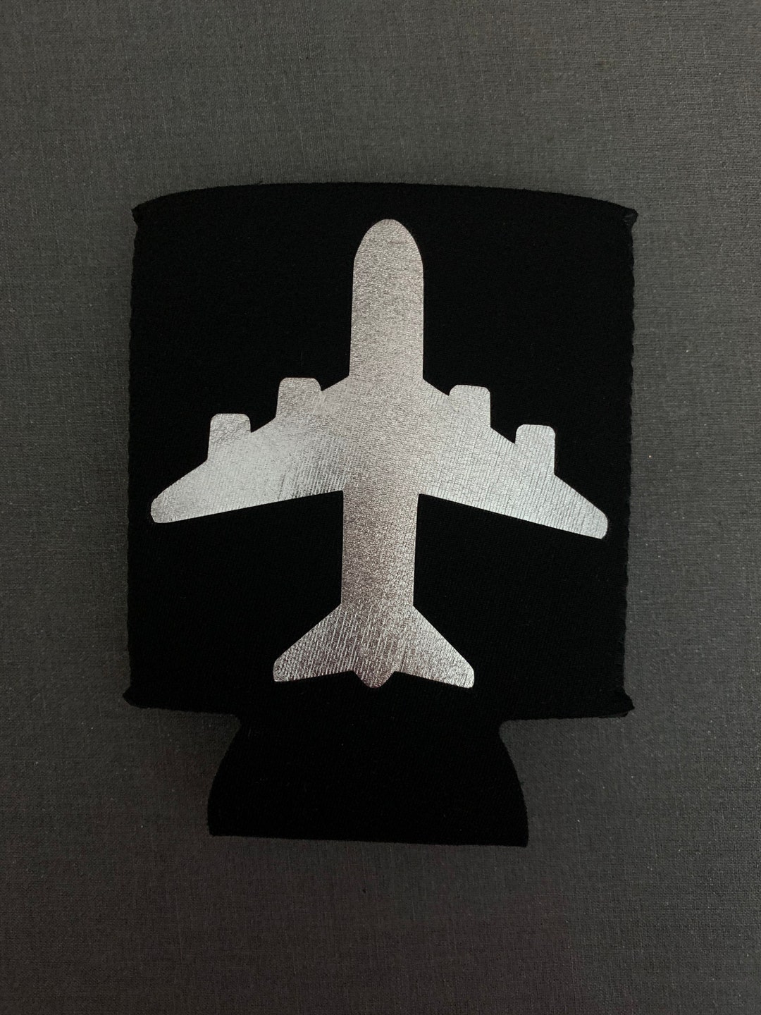 Shiny Jet Syndrome Foil Shiny Metal Airplane Cozie - Etsy