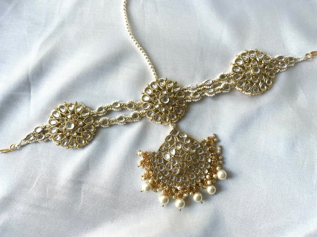 Sheesh Phool Tikka Indian Bridal Matha Patti Sheesh Patti - Etsy