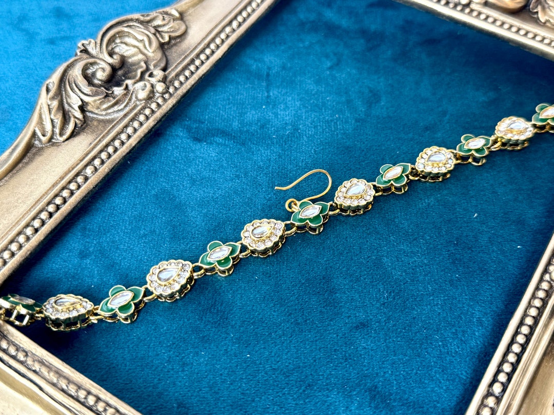 Sheesh Phool Tikka Indian Bridal Matha Patti Sheesh Patti Matha Phool ...