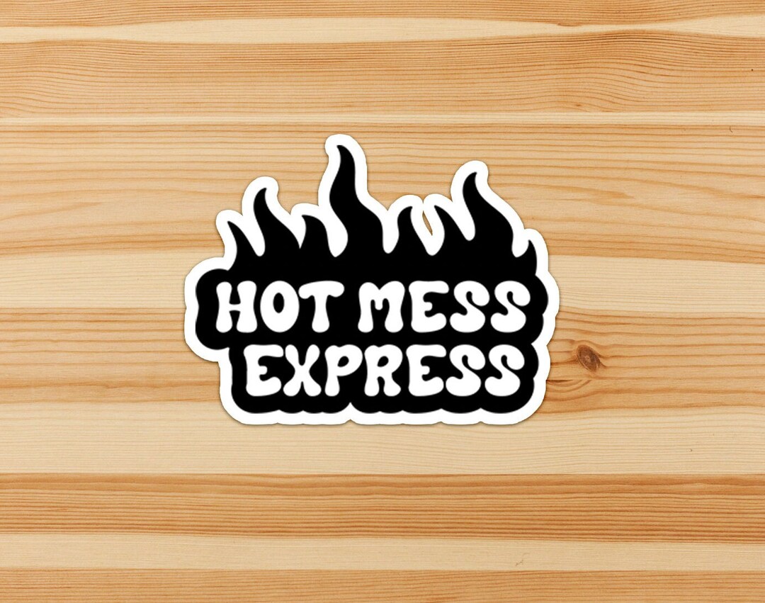 Hot Mess Express // Car Magnet Bumper Sticker - Etsy