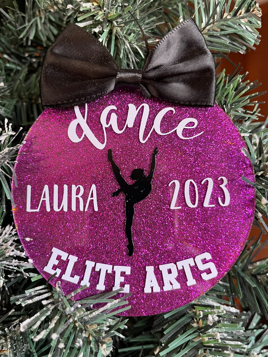 Dance Ornament, Orchesis Ornament, Acrylic Round Ornament, Holiday Gift ...