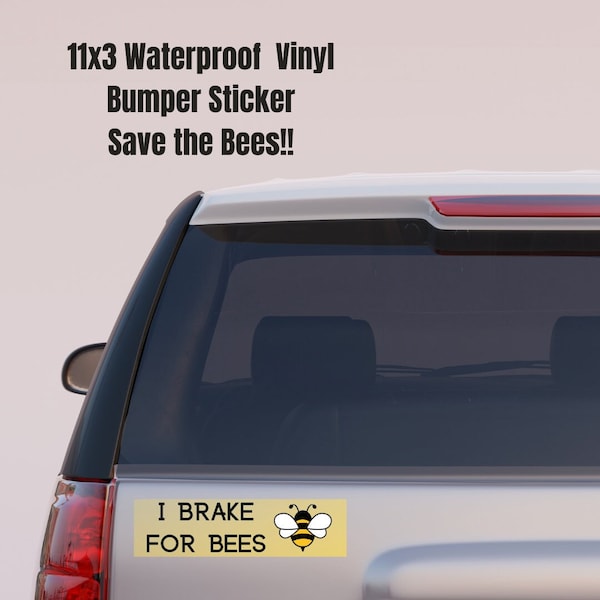 Bee Bumper Sticker - Etsy