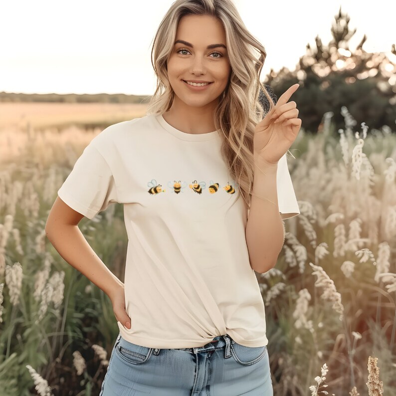 Honey Bee T-shirt, Bumble Bee Shirt, Bee Lover Shirt, Cute Bee Shirt ...