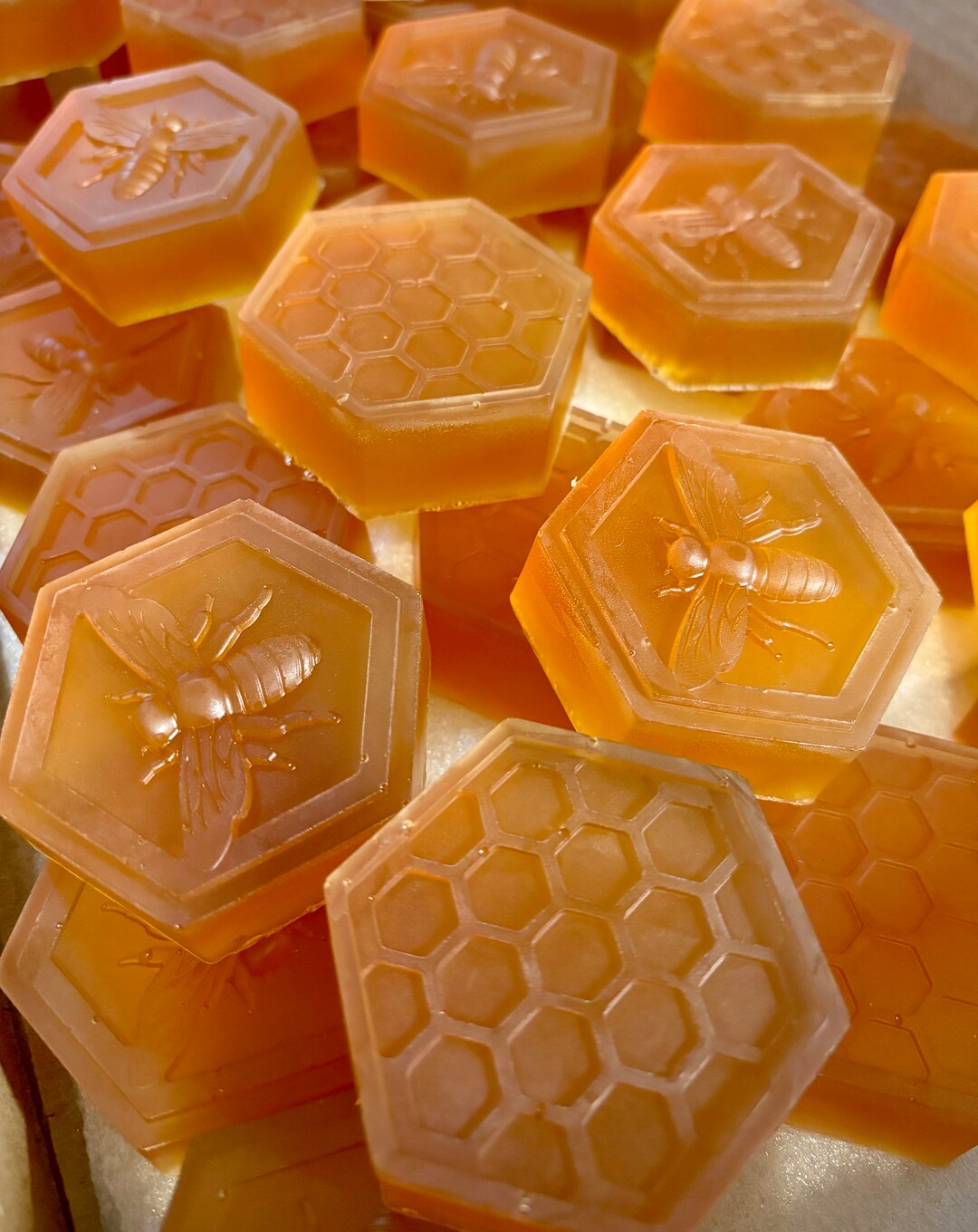 Honey Bee Soap Favors, Bulk Bee Party Favors, TEN Honeycomb Bee Theme ...