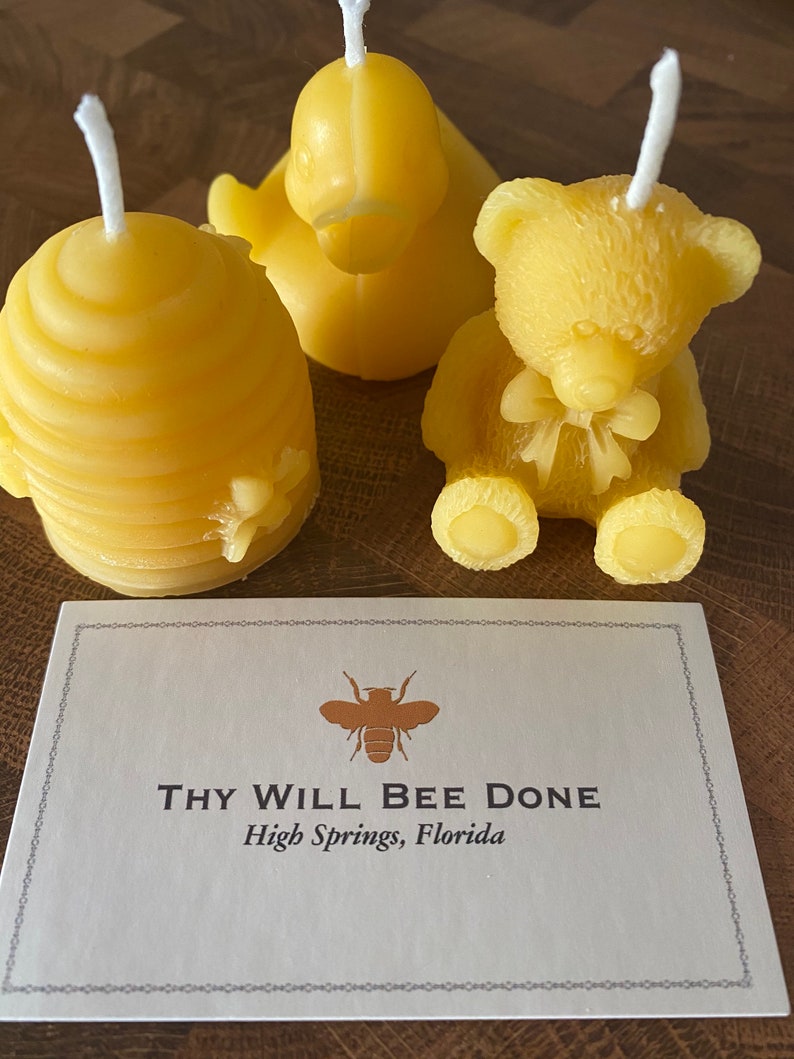 Beehive Candle Favor Bee Party Favor Beeswax Candle for - Etsy