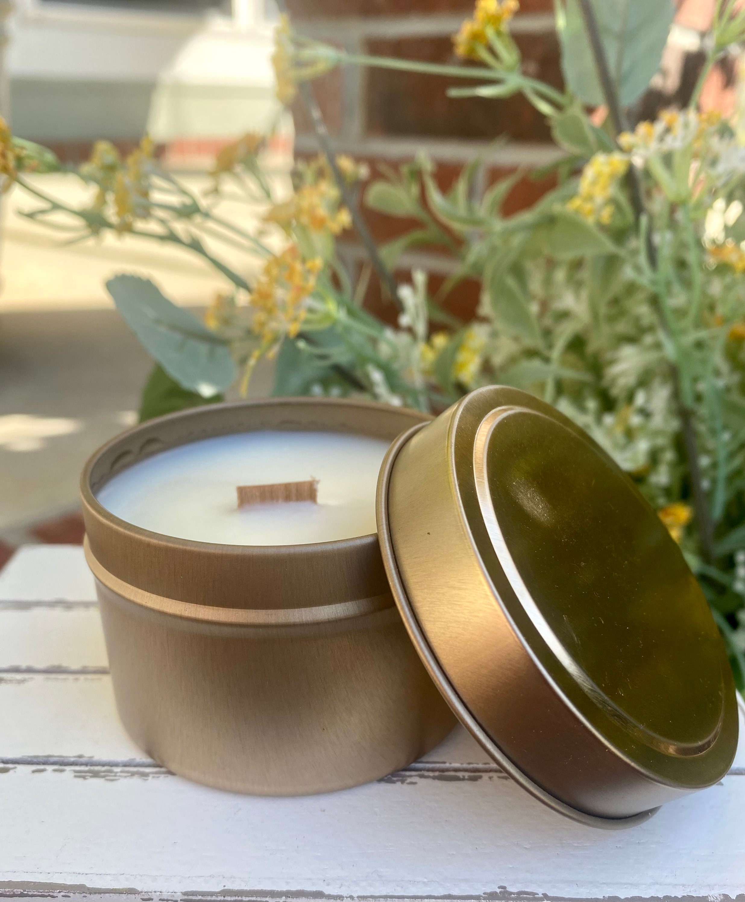Wholesale No Label Candles, Bulk Private Label 4oz Tin Candles, Honey ...