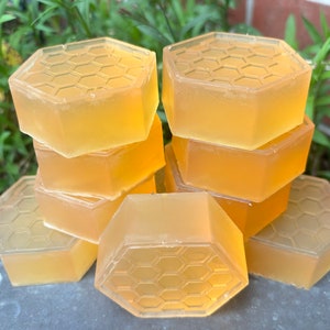 Honey Bee Soap Favors, Bulk Bee Party Favors, TEN Honeycomb Bee Theme ...